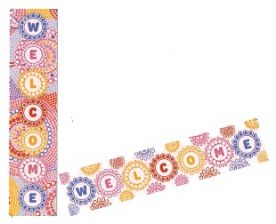 WELCOME BANNER RAINBOW DREAMING D/S