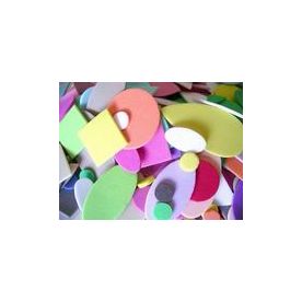 FOAM GEOMETRIC SHAPES 360 pieces