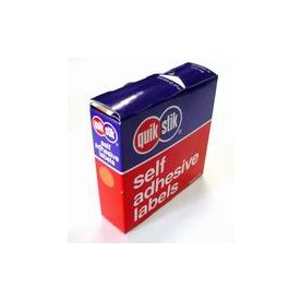 LABELS DOTS (700) 14mm FLURO ORANGE