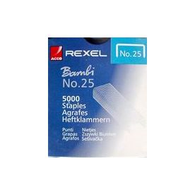 STAPLES NO.25 BAMBI REXEL (5000)
